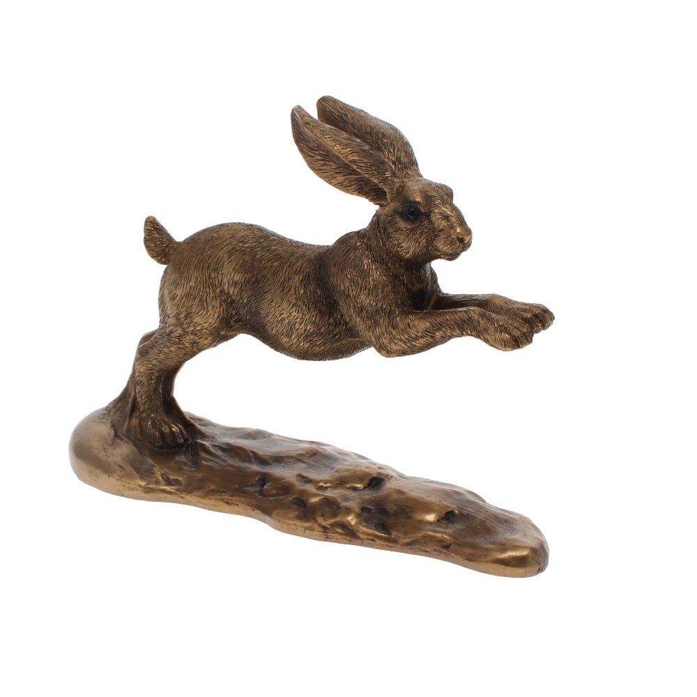 Leaping Bronze Hare – Angela Reed