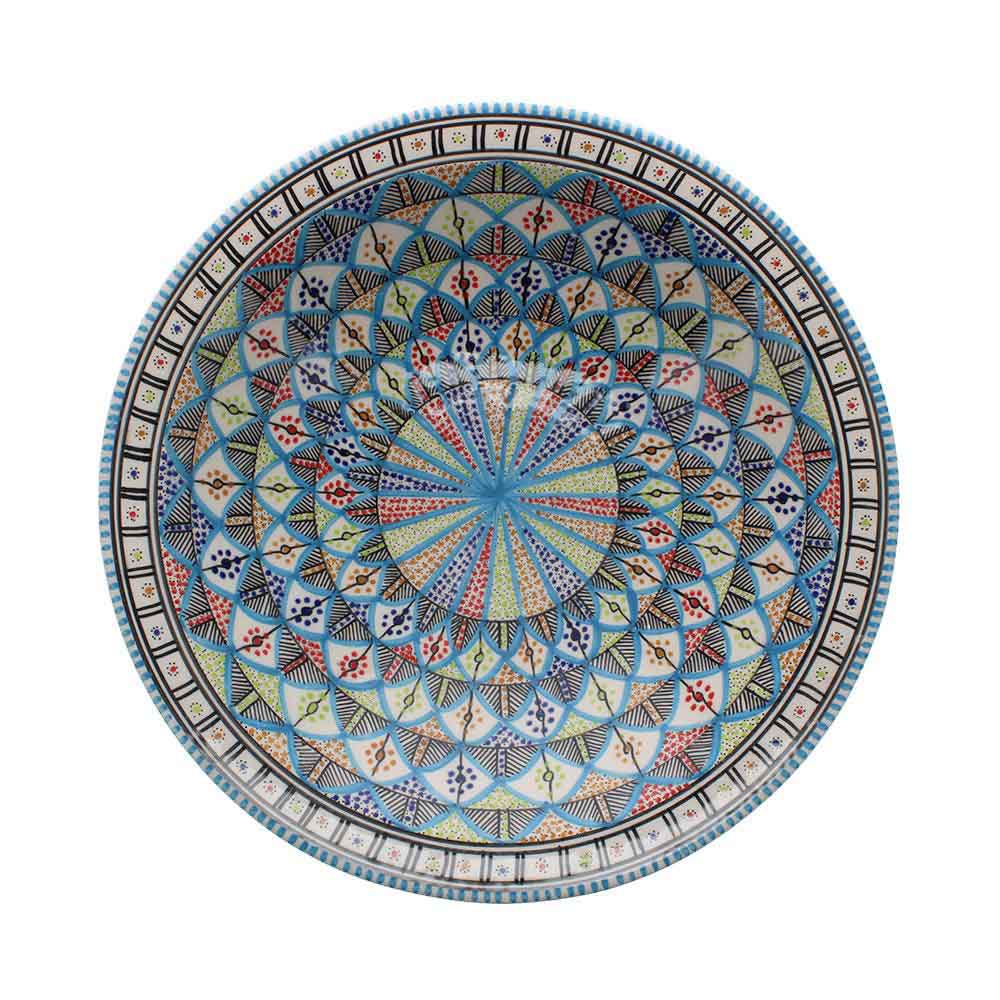 Giant Hand Made Serving Bowl, Rainbow – Angela Reed