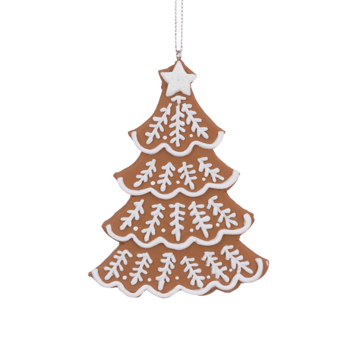 Gingerbread Tree Hanger – Faux Christmas Decoration – Angela Reed