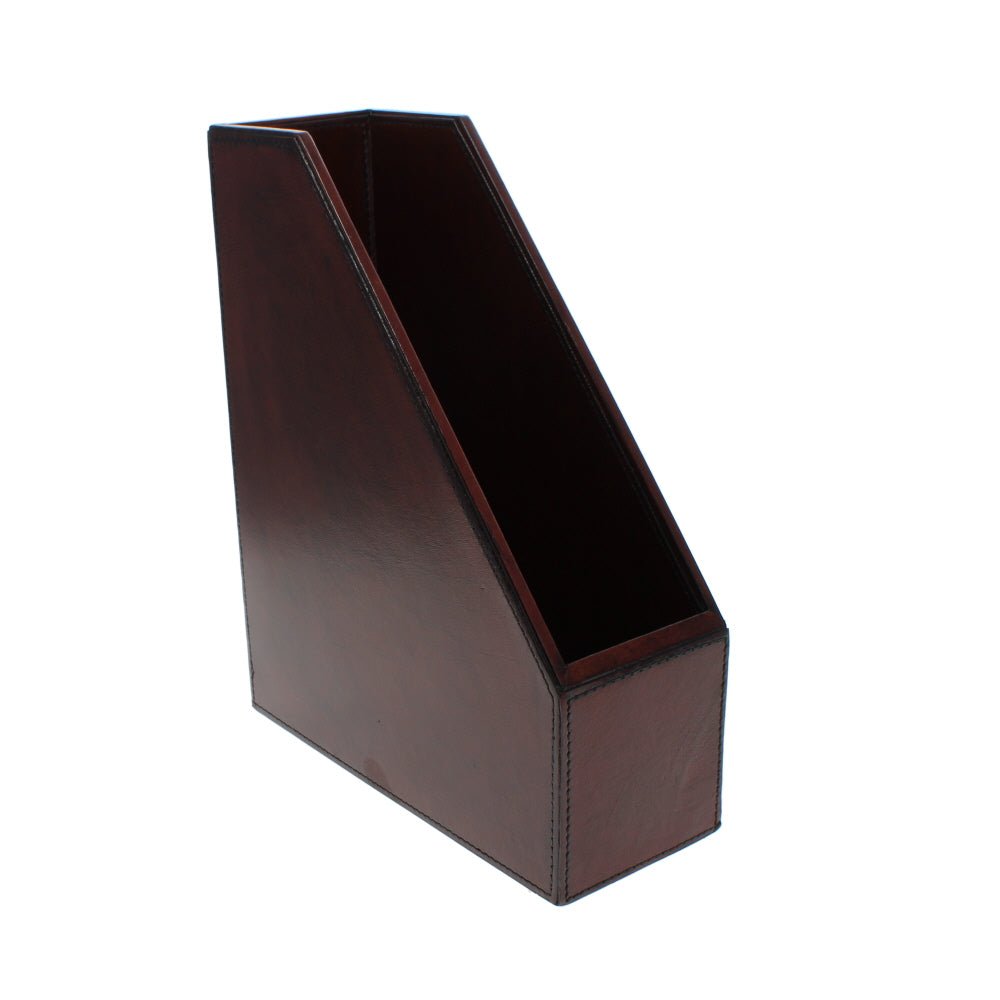 Leather Magazine Rack – Angela Reed