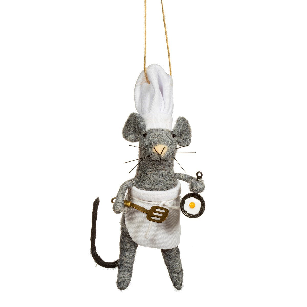 Mouse Chef Felt Decoration – Angela Reed