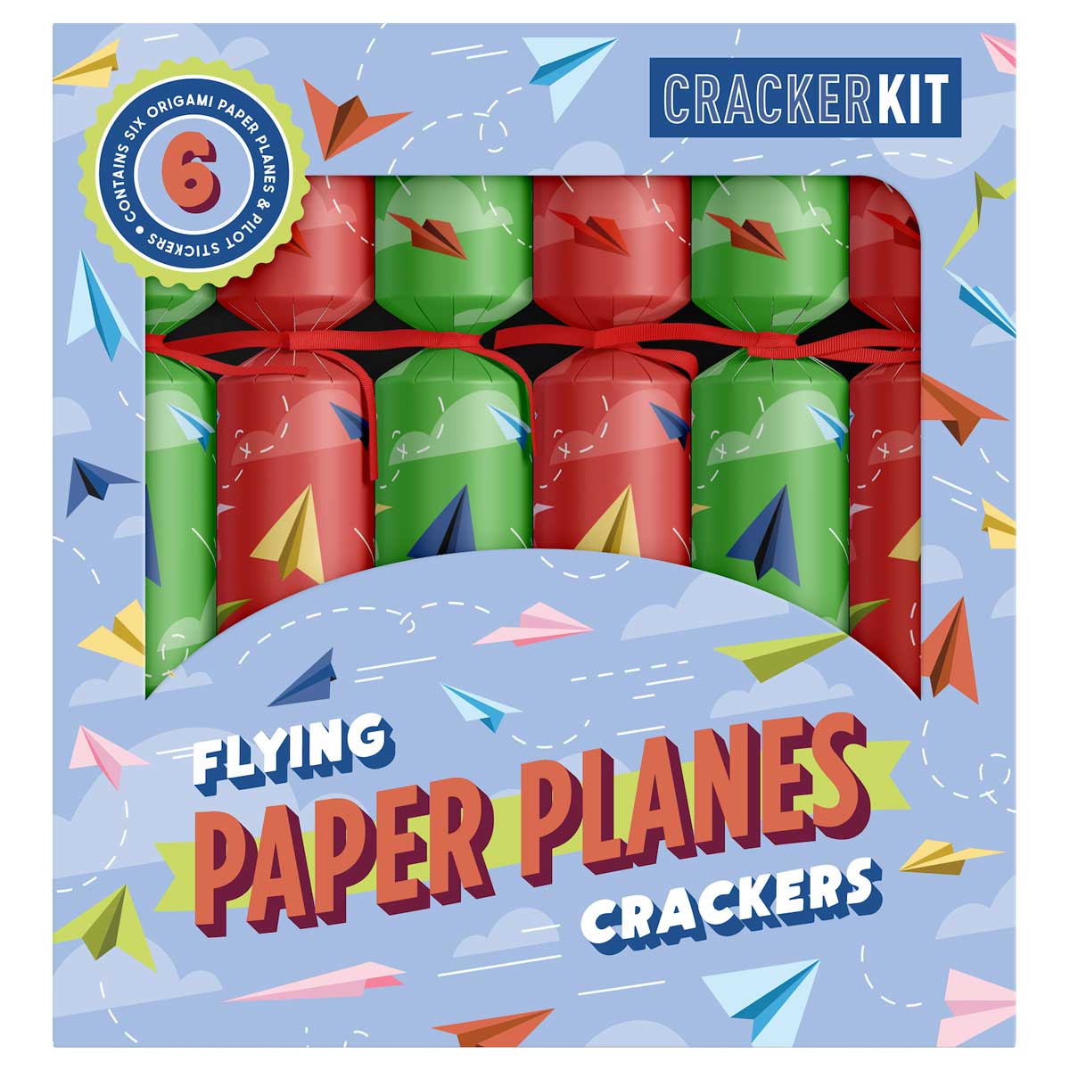 Novelty Paper Plane Christmas Crackers - Set of 6 – Angela Reed