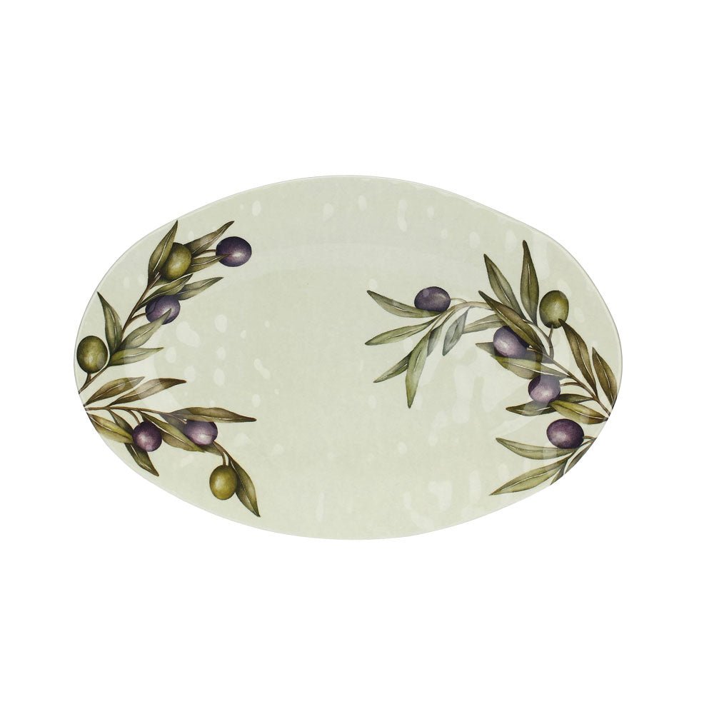 Olyvia Melamine Oval Tray – Angela Reed