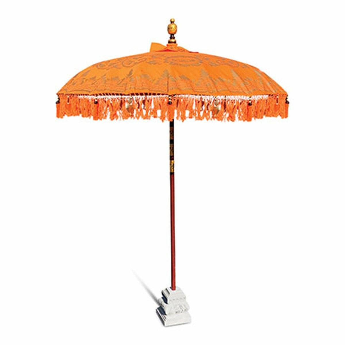 Bali Sun Parasol, Orange and Gold – Angela Reed