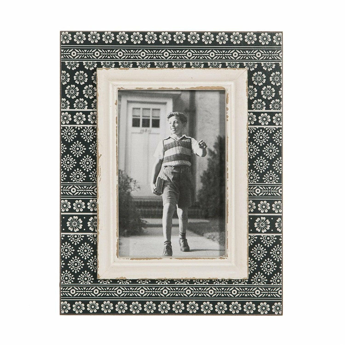 Black Geometric Tile Photo Frame – Angela Reed