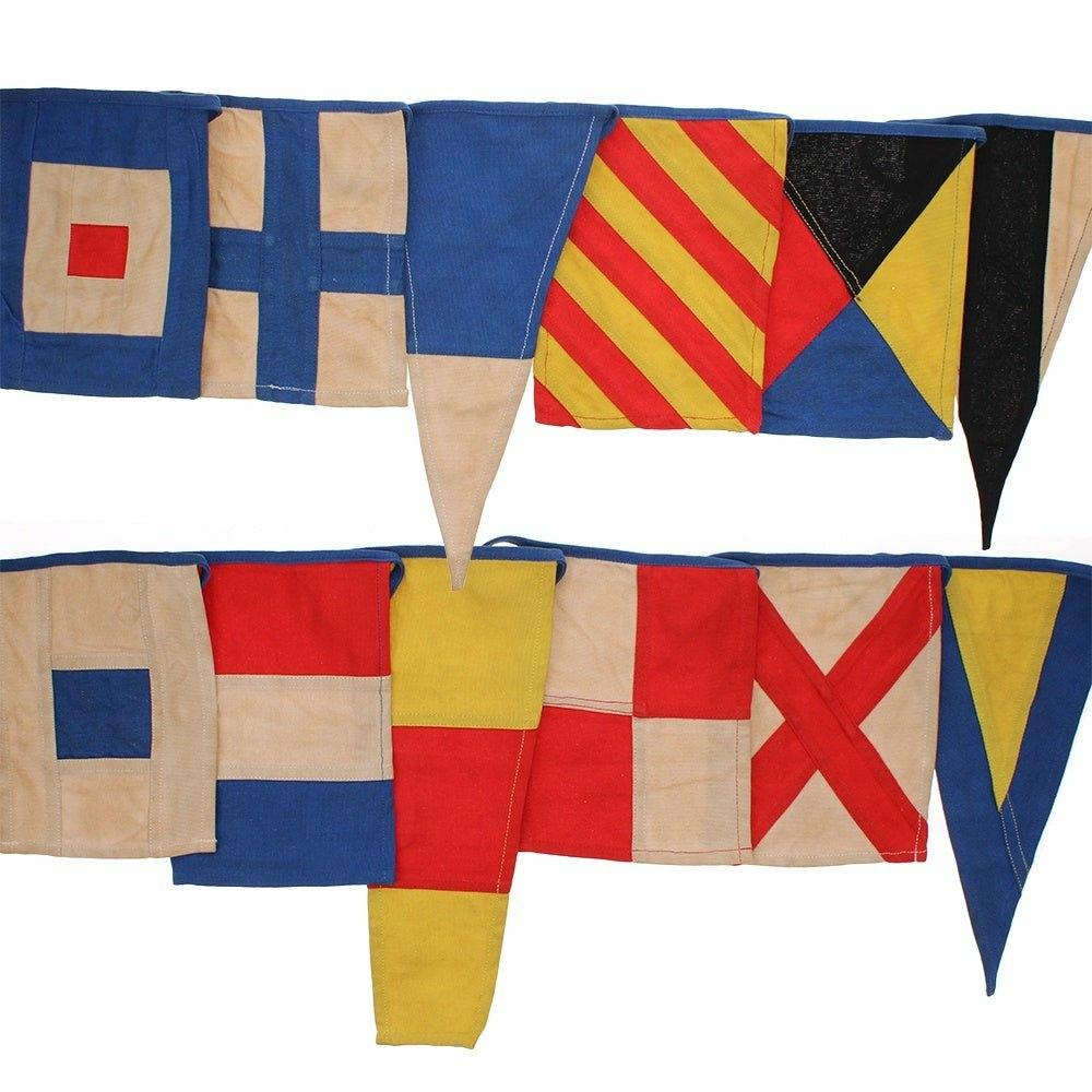 Nautical 40 Flags Traditional Bunting – Angela Reed