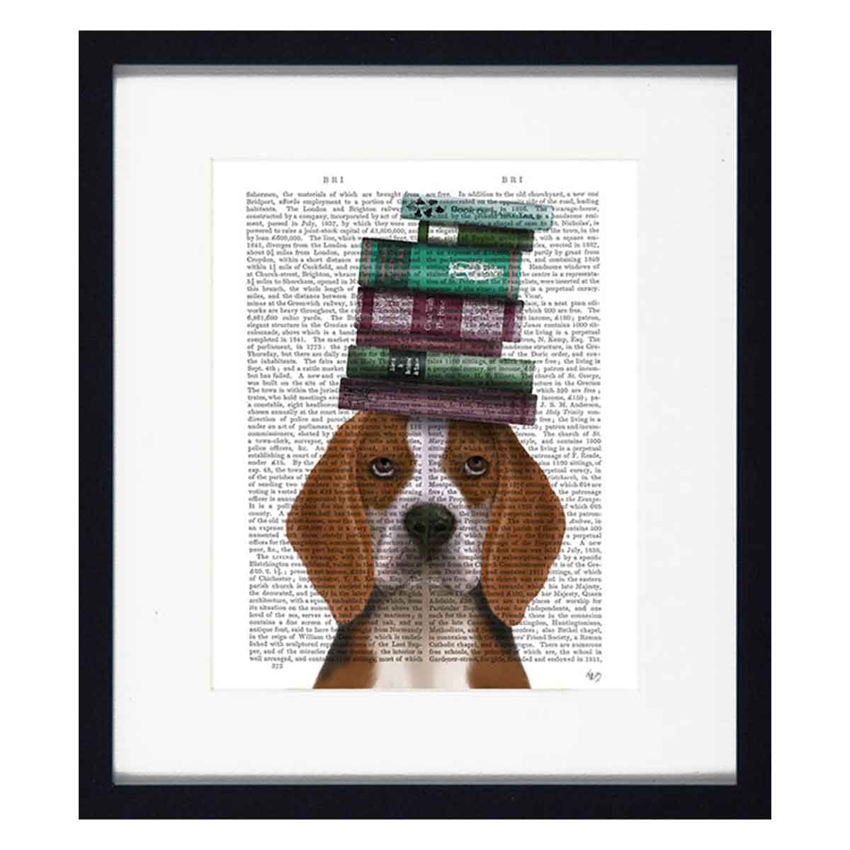 Novel Dog Artwork - Beagle – Angela Reed