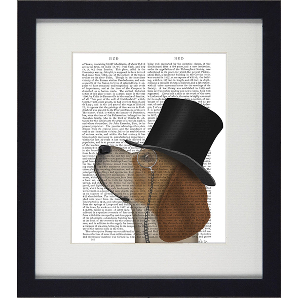 Top Hat Beagle Artwork – Angela Reed